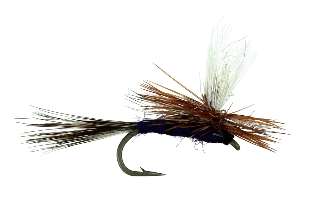 Adams Parachute (Purple Body Dub),Discount Trout Flies for Fly Fishing ...