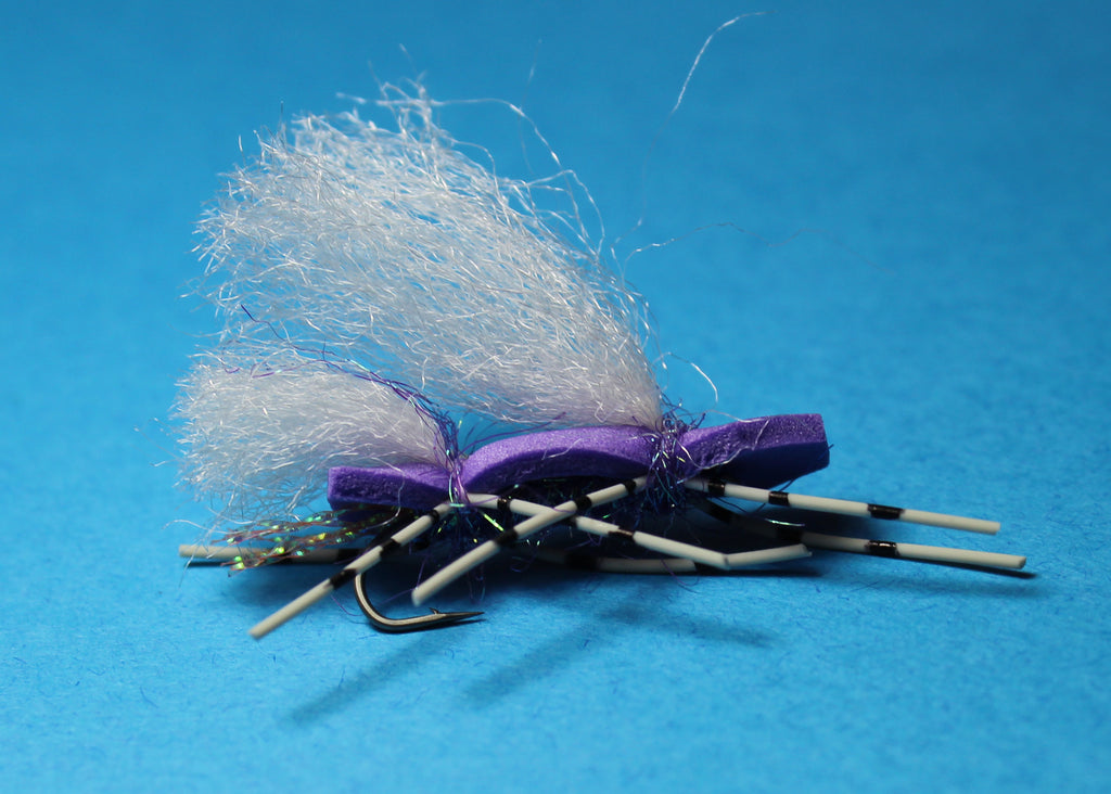 Chubby Chernobyl Hopper Purple, Foam Hopper, Discount Trout Flies ...