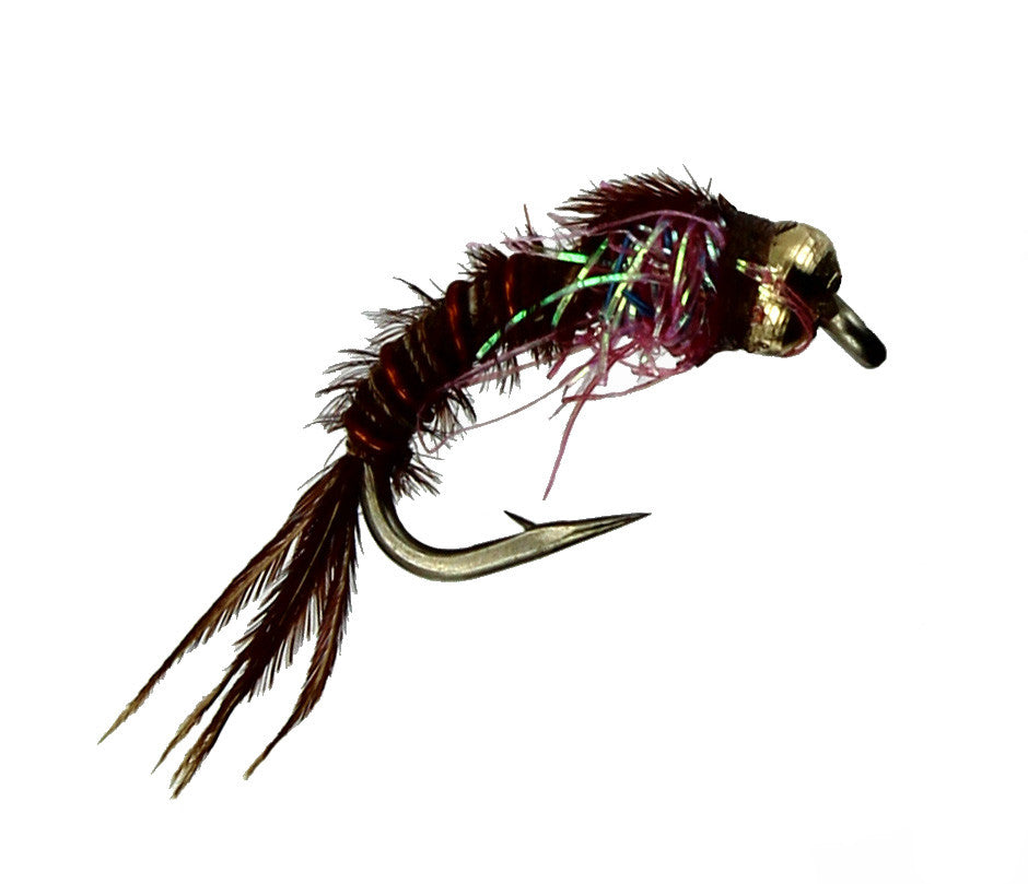 Bead Head Hot Belly Pheasant Tail Pink,Discout flies for Fly Fishing ...